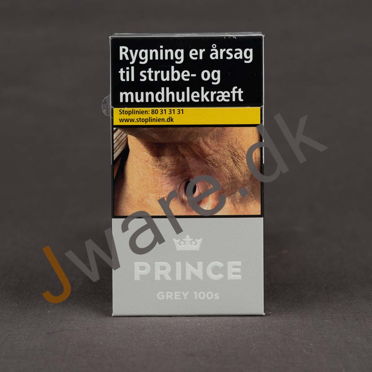 Prince Grå 100s Cigaretter ( 10 pakker ) - JWare