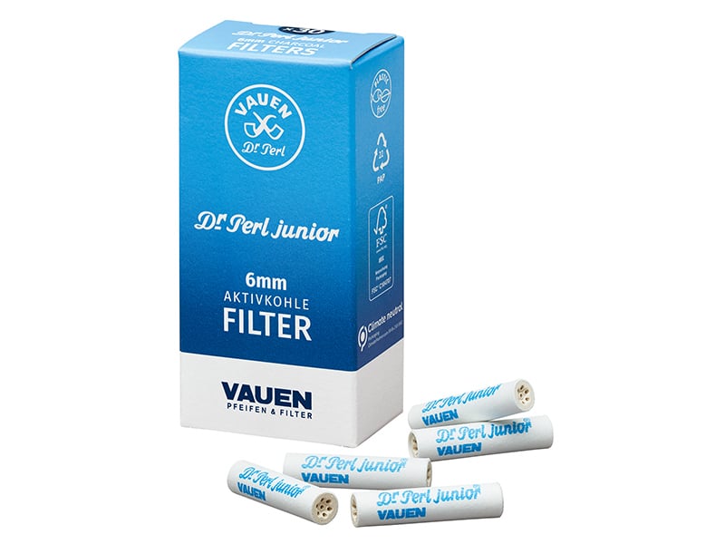 Vauen Dr Perl junior Aktivkul Filter 6 mm 30 Stk - JWare