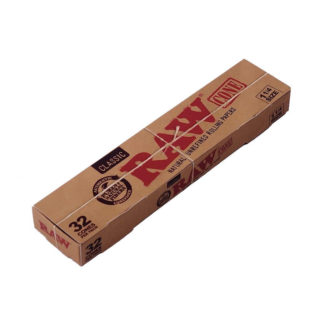 RAW Classic Cones 1¼ Medium 32 pcs. - JWare