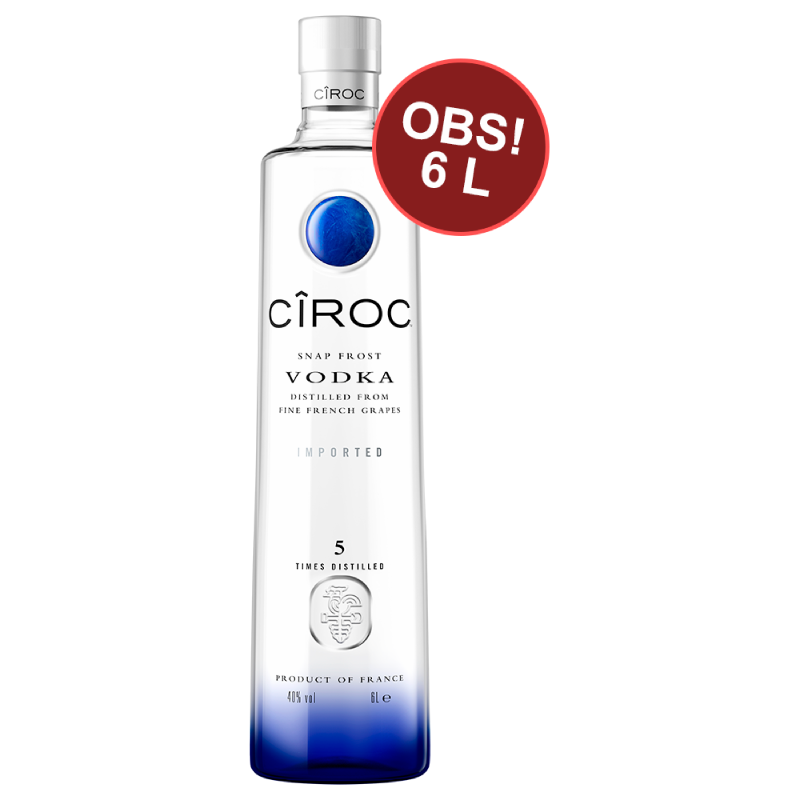 Ciroc Vodka 40 6 Liters JWare Ciroc Vodka 40 6 Liters JWare
