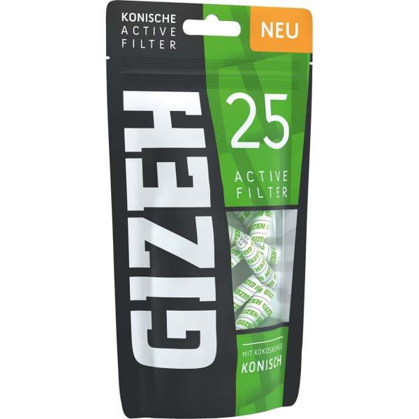 Gizeh Conical Active Filter 7mm 25 pcs - JWare
