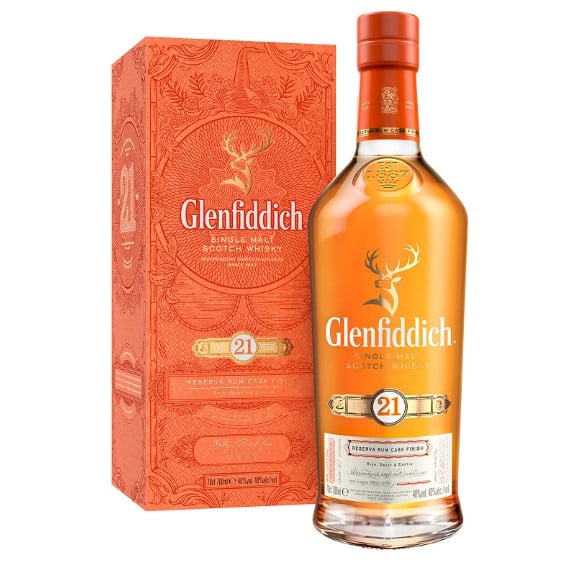 Glenfiddich Reserva Rum Cask 21 YO Single Malt 40% 70 cl - JWare
