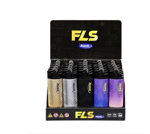 FLS by Atomic Metal Flint Lighter - JWare