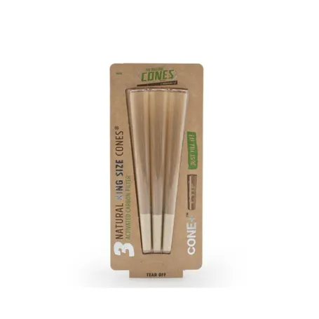 Original Pre Rolled Cones Brown King Size w/C-Tip 3 pcs - JWare