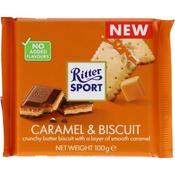 Ritter Sport Caramel Biscuits 12 x 100g - JWare