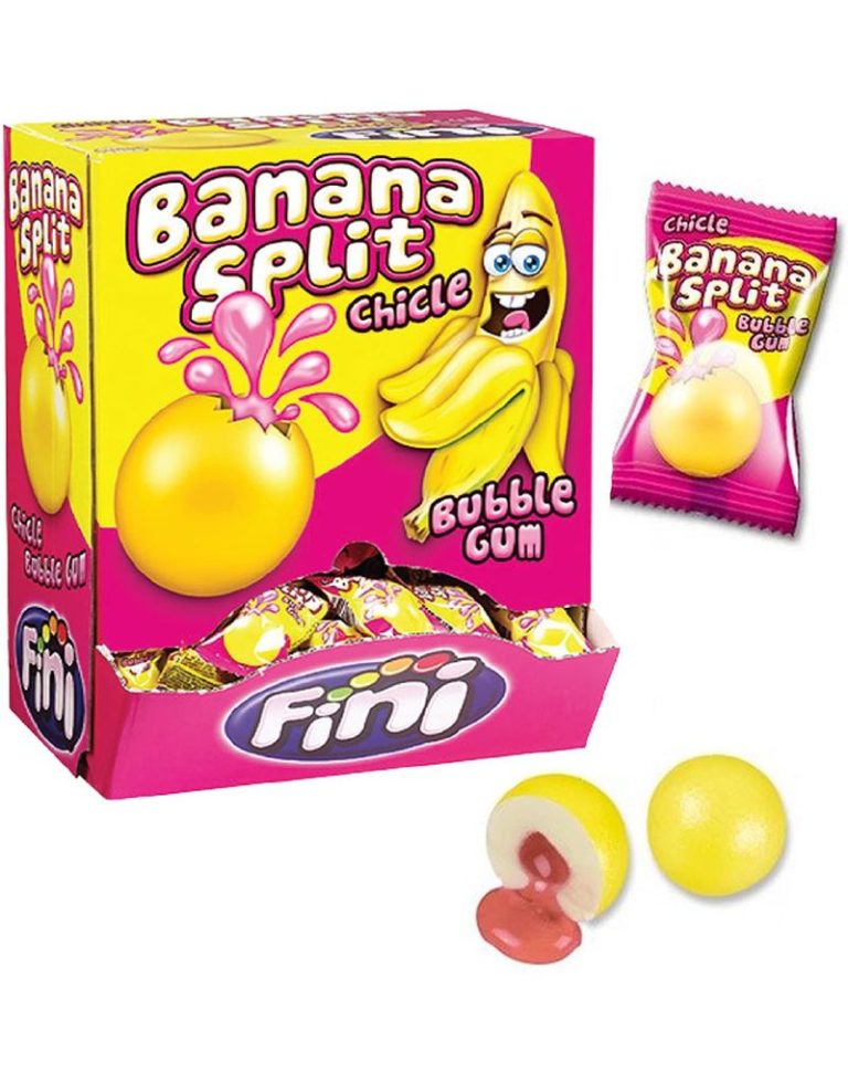 Fini Banana Split Bubblegum 200 stk - JWare